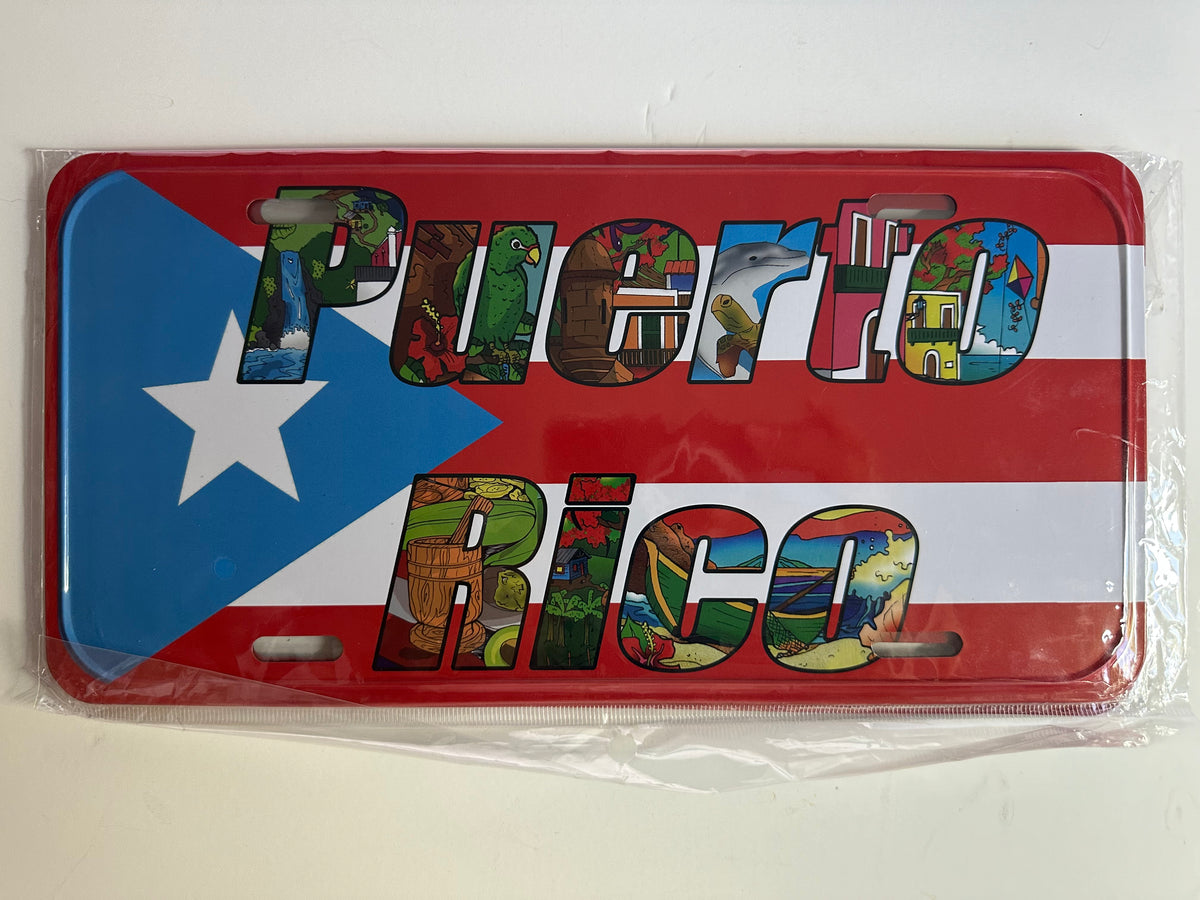 Puerto Rico License Plate – Boricuba Store