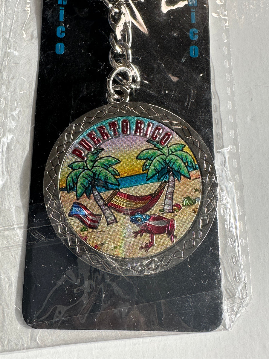 Puerto Rico Metal Keychain – Boricuba Store