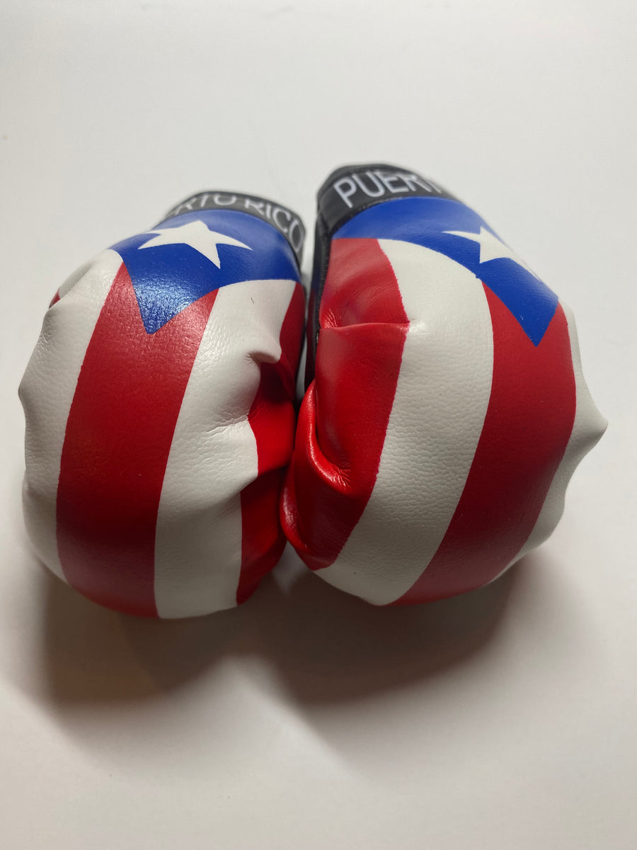 Puerto Rico Mini Boxing Gloves and Mini Boxing Gloves Keychain ...
